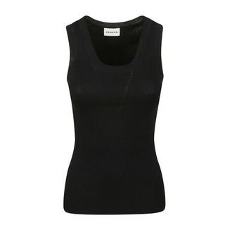 P.A.R.O.S.H. Cipria26 Tank Top - - Tops - Damen - Schwarzk - S