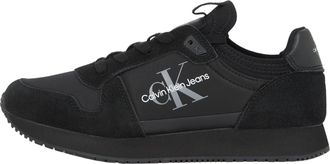 Calvin Klein Damen Runner Sneaker Sock Laceup Low Top, Schwarz (Trpl Black), 41