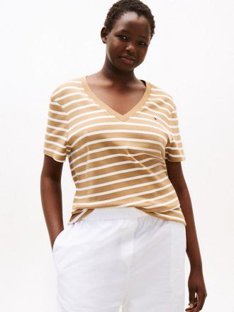 Tommy Hilfiger V-Shirt CRV SLIM CODY V-NK SS in gro&szlig;en Gr&ouml;&szlig;en