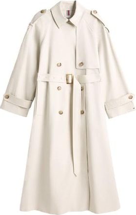 Tommy Hilfiger Trench long ceintur&eacute; en coton