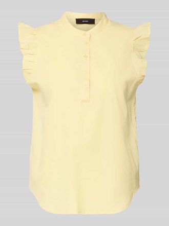 Vero Moda Regular Fit Bluse aus Baumwoll-Leinen-Mix Modell SELMA