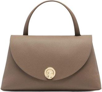 Coccinelle Top Handle Tasche Warm Taupe/Rosette