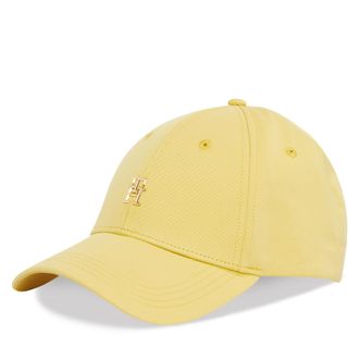 Tommy Hilfiger Cap Tommy Hilfiger Elevated Chic Cap AW0AW17128 Gelb