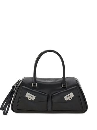 Ferragamo sac cabas Multipocket en cuir - Noir