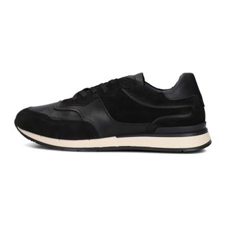 Clay Schwarze Wildleder Herren Sneakers - - Shoes - Herren - Schwarzk - 43 EU
