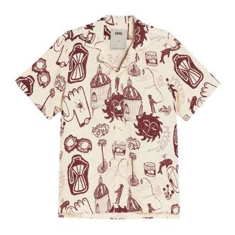 OAS Oas, Homme, Chemises, Multicolore, Taille: S Cantina Cuba Linneskjorta