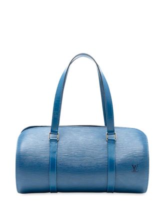 Louis Vuitton sac port&eacute; &eacute;paule Soufflot en cuir Epi (1997) - Bleu