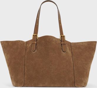 Gerard Darel Cabas en cuir velours intérieur métallisé - SIMPLE BAG - Toundra