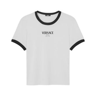 Versace T-Shirts - - Tops - Damen - Wei&szlig; - M
