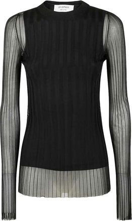 Sportmax Rundhalspullover - Schwarz