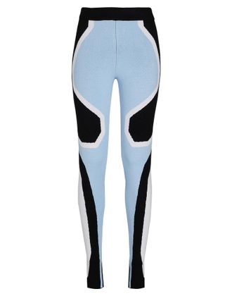 8 by YOOX VISCOSE BLEND BIKER KNIT LEGGINS