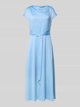 Christian Berg Cocktail Relaxed Fit Midikleid mit Stoffband