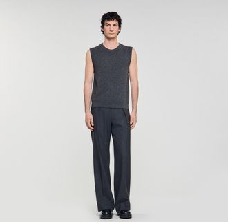 Sandro D&eacute;bardeur en cachemire