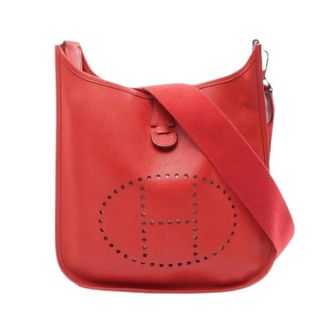 Herm&egrave;s Pre-owned Vintage Schultertasche - - Pre-owned - Damen - Rot - ONE SIZE