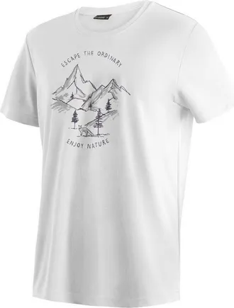 Maier Sports T-Shirt Dieter Print Herren Kurzarmshirt, leichtes Sommer Funktionsshirt, Rundhals, Reg Fit