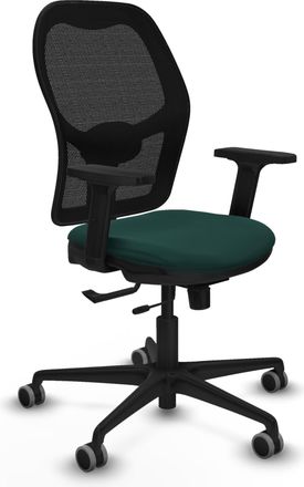 Piqueras y Crespo Jorquera Schreibtischstuhl mit 2D-Armlehnen, h&ouml;henverstellbare Lendenwirbelst&uuml;tze, ausgestattet mit Syncro/Traslack und injiziertem Schaumstoff, mit R