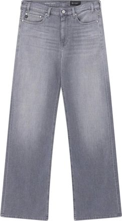AG - Adriano Goldschmied Femme, Jeans, Gris, Taille: W30 Jean Baggy &agrave; Jambes Larges