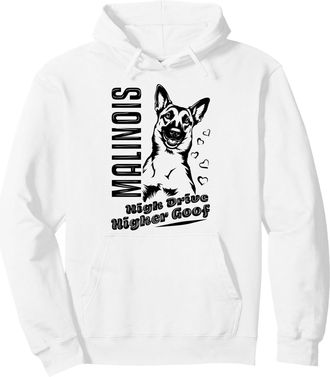 Creativemotions Belgischer Malinois High Drive Higher Goof Lustiger Hund Pullover Hoodie