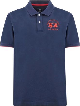 La Martina Homme, Tops, Bleu, Taille: M Miguel Carry Over Polo