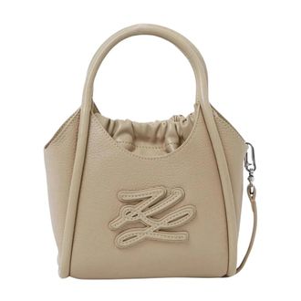 Karl Lagerfeld Femme, Sacs, Beige, Taille: ONE Size Cabas Villa La Vigie