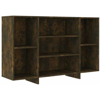 vidaXL Buffet Ch&ecirc;ne fum&eacute; 120x30x75 cm Agglom&eacute;r&eacute;