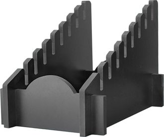 Generic Fliesen-Pr&auml;sentationsst&auml;nder,8-stufiges Lagerregal for Fliesenmuster,vertikales Bodendisplay Mit Schlitzen,for Ausstellungsr&auml;ume Im Einzelhandel Platz