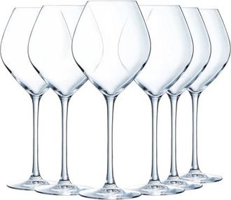 Chef et Sommelier Chef&Sommelier - Collection Cheer Up - 6 verres &agrave; vin rouge 47 cl en Cristallin - Verres Modernes et &Eacute;l&eacute;gants - R&eacute;sistance Hors Norme - Transparence A