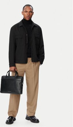 Tommy Hilfiger Laptoptasche Th Business Leather Computer Bag AM0AM14731 Schwarz