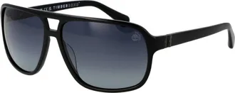 Timberland Schwarze Acetat-Sonnenbrille