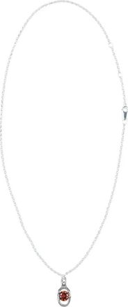 TwoJeys unisex, Accessoires, Gris, Taille: ONE Size Icon Link Ruby Necklace
