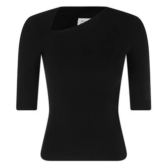 Maison Margiela Femme, Pulls, Noir, Taille: 40 FR Blouses