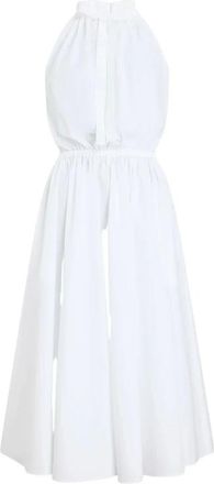Patou Femme, Robes, Blanc, Taille: 38 FR Robe Maxi Dos Nu
