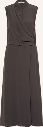 Reiss Reiss Kleid Gracie In Wickeloptik grau