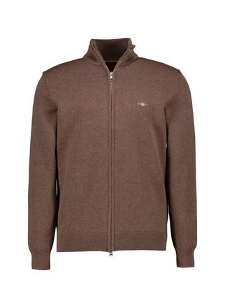 GANT Herren Cardigan braun unifarben