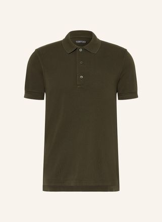 Tom Ford Piqu&eacute;-Poloshirt gruen