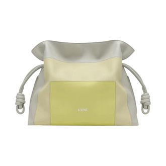 Loewe Femme, Sacs, Gris, Taille: ONE Size Flamenco Clutch