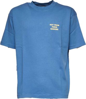 Dr&ocirc;le de Monsieur Homme, Tops, Bleu, Taille: S T-Chemises