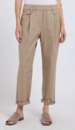 Brunello Cucinelli Femme, Pantalons, Beige, Taille: 38 FR Brunello Cucinelli Rtw