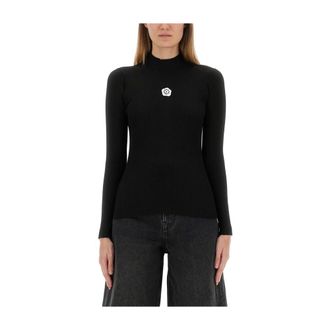 Kenzo Pull &agrave; col roul&eacute; - Femme - Pulls - Noir - Taille: 40 FR