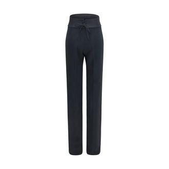 Ermanno Scervino Satin High-Waisted Trousers - Black