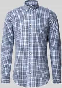Jake*s Slim Fit Businesshemd aus reiner Baumwolle