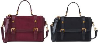 Generic Sac &agrave; bandouli&egrave;re en faux su&egrave;de pour femme, grand sac &agrave; main sous les bras avec sangle r&eacute;glable pour travail, shopping, voyages