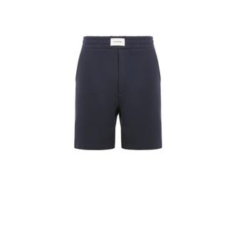 Saison 1865 Baumwollshorts - Blau