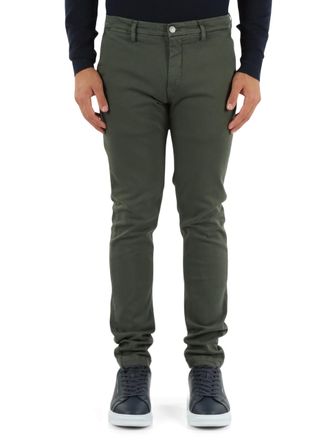 Replay Herren Chino Zeumar Slim-Fit Hyperflex X-Lite mit Stretch, Grün (Military Green 030-1), 30W / 34L