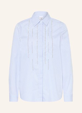 Tonno & Panna Tonno & Panna Hemdbluse Mit Schmucksteinen blau