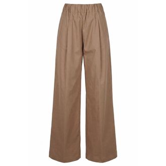 Semicouture Weite Hosen - - Trousers - Damen - Braun - M