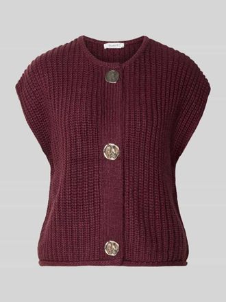 b.young Relaxed Fit Strickweste mit Woll-Anteil Modell Norma