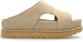 UGG Ugg, Femme, Chaussures, Beige, Taille: 40 EU Goldenstar HI Platform Slides