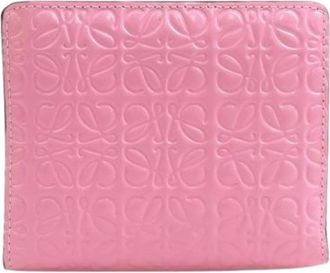 Loewe Portefeuille Bi-fold Pre-owned - Femme - Pre-owned - Rose - Taille: ONE Size