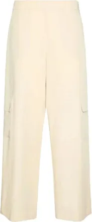 Elena Miro Femme, Pantalons, Beige, Taille: 46 FR Wide Pantalons